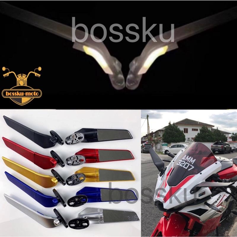 WINGLET SIDE MIRROR UNIVERSAL ADJUSTABLE - TikTok Shop Malaysia