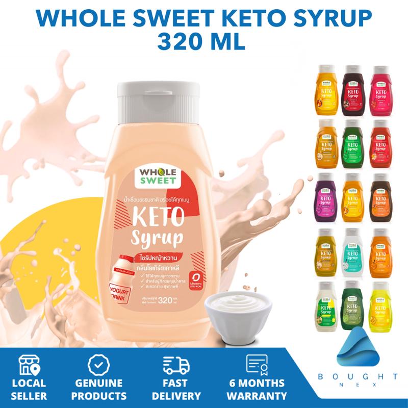 Whole Sweet Keto Stevia Syrup 320ml - Sugar Alternative Sweetener - TikTok Shop Singapore