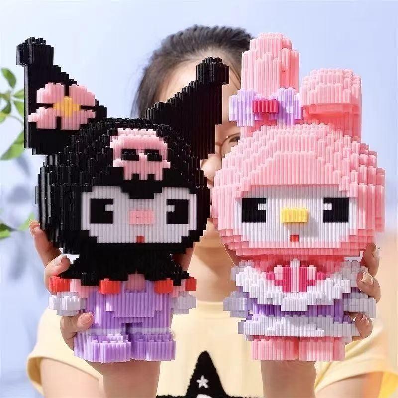 Blok Bangunan, Serasi dengan Lego, 28cm, Mainan Teka-teki Melodi ...