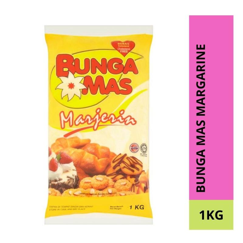 BUNGA MAS Marjerin 1kg MOI Bunga Mas Margarine - TikTok Shop Malaysia