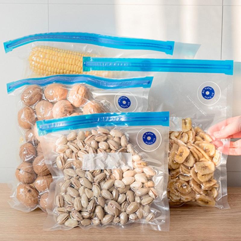 Vacuum Compression Bag Manual Suction with Sealing Grocery Bag - TikTok ...