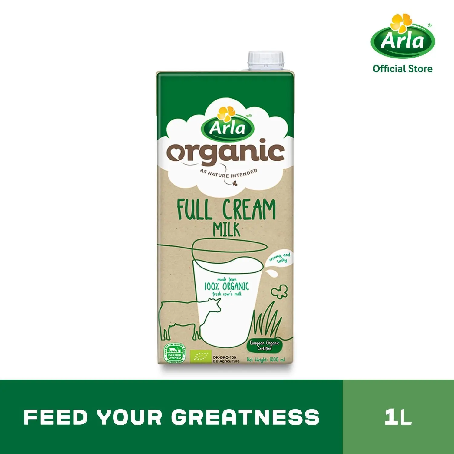 Arla Organic Full Cream and Chocolate Milk 200ml 10-Pack - TikTok Shop ...