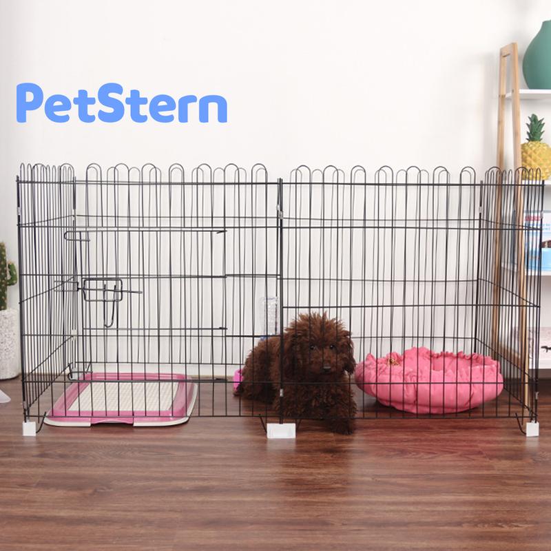 Petstern คอกกั้นสัตว์เลี้ยง คอกกั้นสุนัข คอกสนามสุนัข ประกอบง่าย - TikTok Shop Thailand