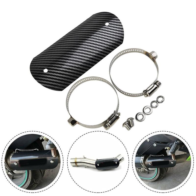 Motorcycle Exhaust Middle Pipe Heat Shield Muffler Protector - TikTok ...