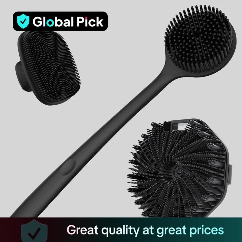 Silicone Bath Brush Set, 1 Set Portable Non-slip Skin Friendly Face ...