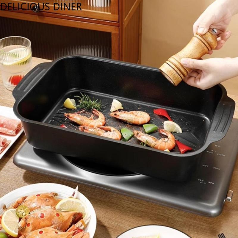 DELICIOUS DINER Bakeware Large Capacity Grilled Fish Dish No - TikTok ...