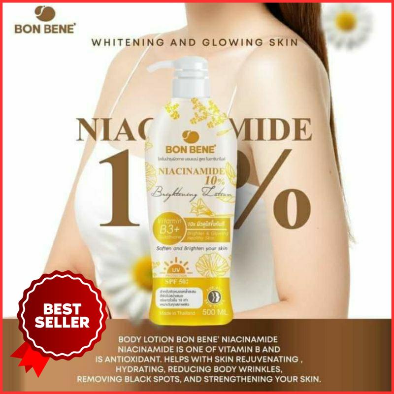 Original Bon Bene Niacinamide Brightening Lotion 500ml SPF50++ - TikTok ...