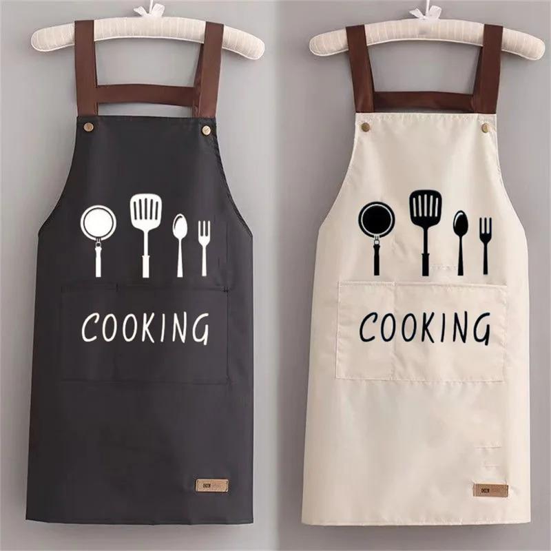 Apron Dapur, Apron Kotoran Tahan, Kalis Air dan Tahan Minyak - TikTok ...