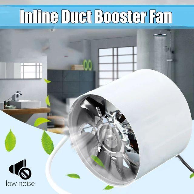 Metal Inline Duct Fan Booster Exhaust Blower Air Cooling Ven - Shop ...
