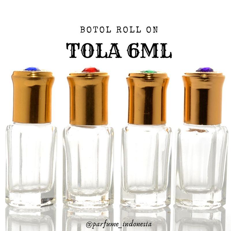 TOLA PERMATA 6ML BOTOL PARFUM ROLL GROSIR BOTOL PARFUM - Shop | Tokopedia