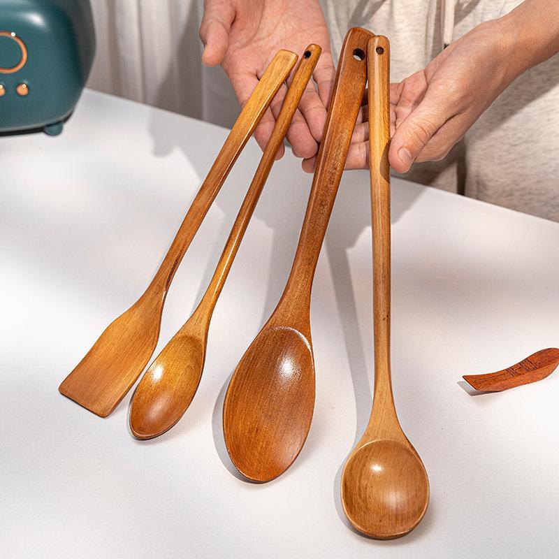 1Pcs Kitchen Stir Cooking Extended Cooking Spoon Japanese Style ...