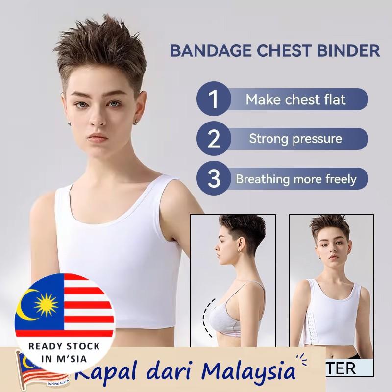 [Underwearset]Buckle Chest Binder Big Size Breathable Flat Lingerie ...