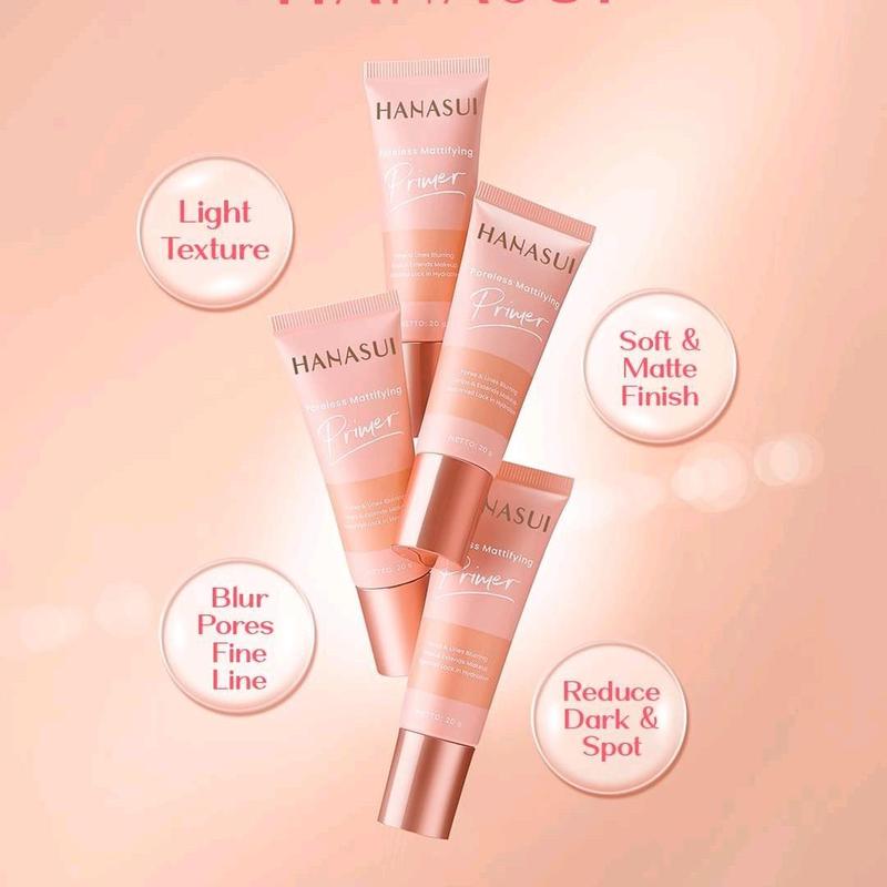 K - Hanasui Poreless Mattifying Primer Foundation - Shop | Tokopedia
