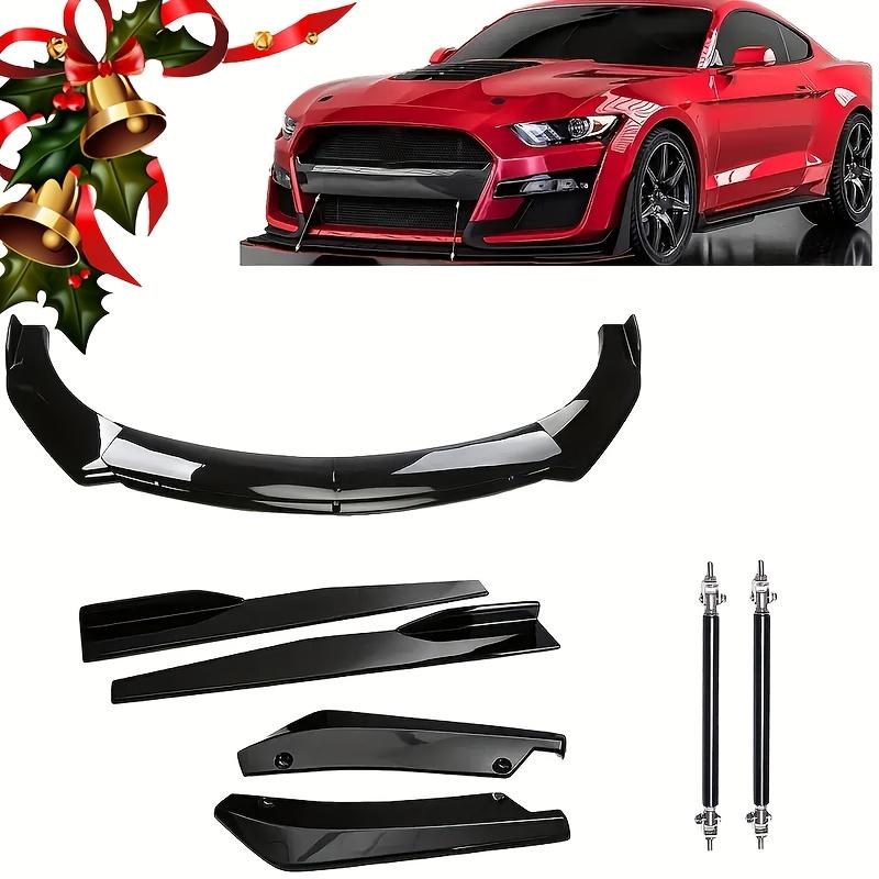 Universal Glossy Adjustable Car Body Kit - Front Bumper Lip Spoiler ...