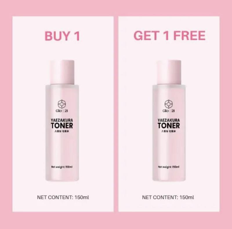 Buy 1 take 1 GLO21 Yaezakura Toner Hydrating Sensitive Skin Whitening ...