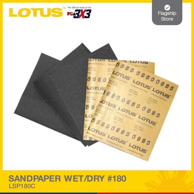 Lotus Sandpaper Wet/Dry #180 - Polishing - TikTok Shop Philippines