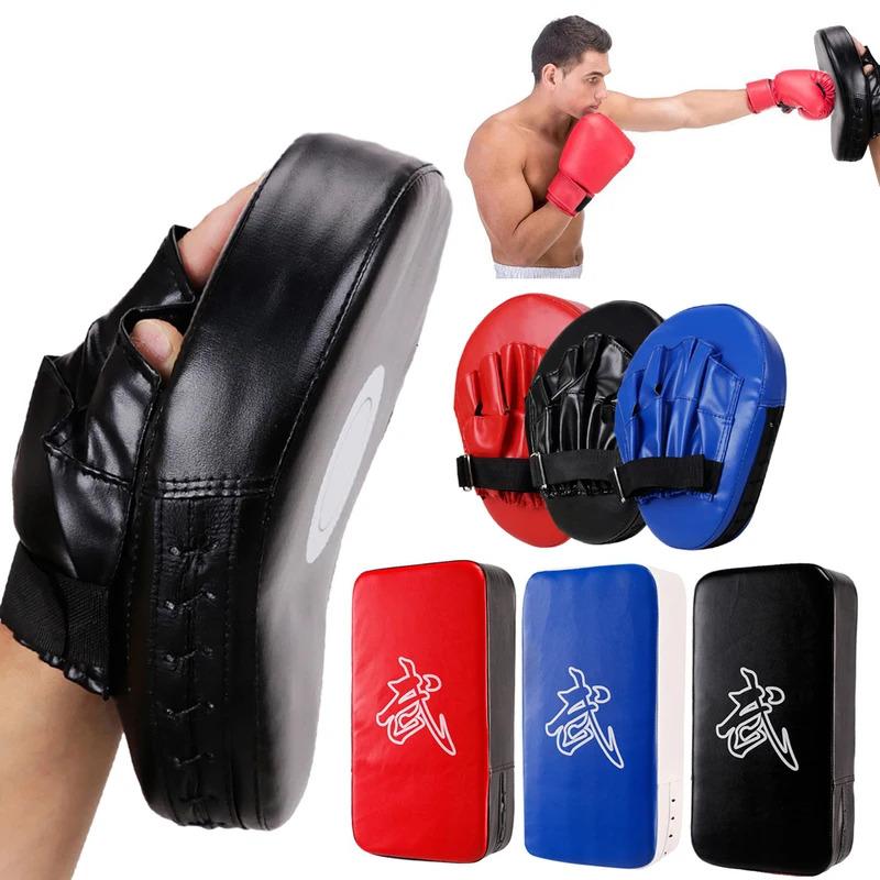 Curved Boxing Hand Target PU Leather Curved Punching Mitts Breathable ...