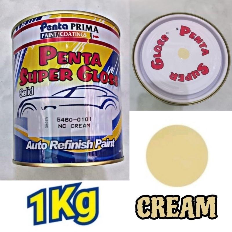 cat penta super gloss solid nc cream 0101 ( 200g - 1kg ) - Shop | Tokopedia