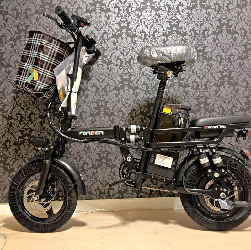 Full Electric Bicycle with Accelerator Twist Moped Foldable - TikTok ...