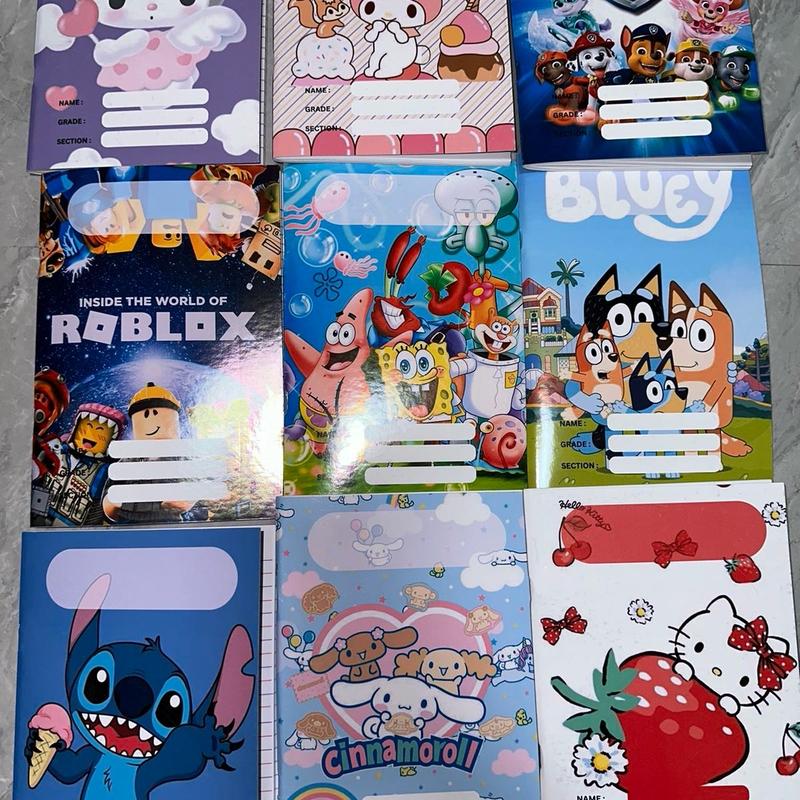Customized Cute Writing/Composition Notebook for K12 - TikTok Shop ...