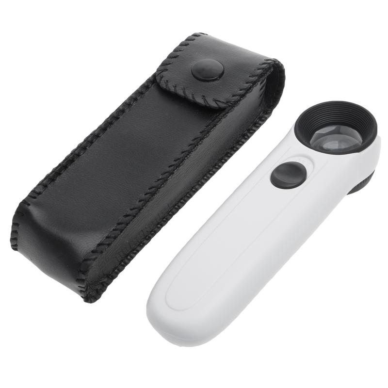40x LED Light Magnifier Magnifying Glass Jeweler Loupe Watch - TikTok ...