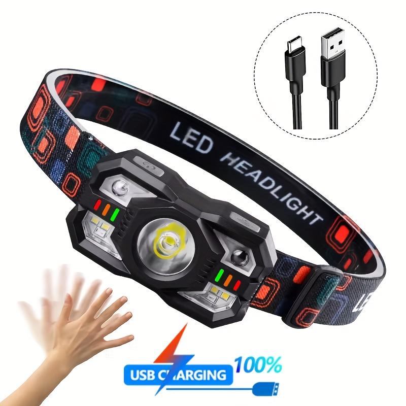 Lampu Depan LED Induksi, Mudah Alih, USB Boleh Dicas Semula, Penderia ...