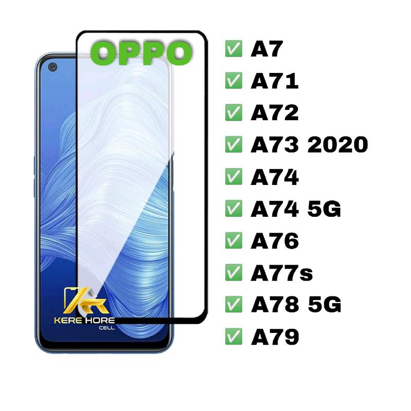 TEMPERED GLASS OPPO A7 A71 A72 A73 2020 A74 A74 5G A76 A77S A78 - Shop ...