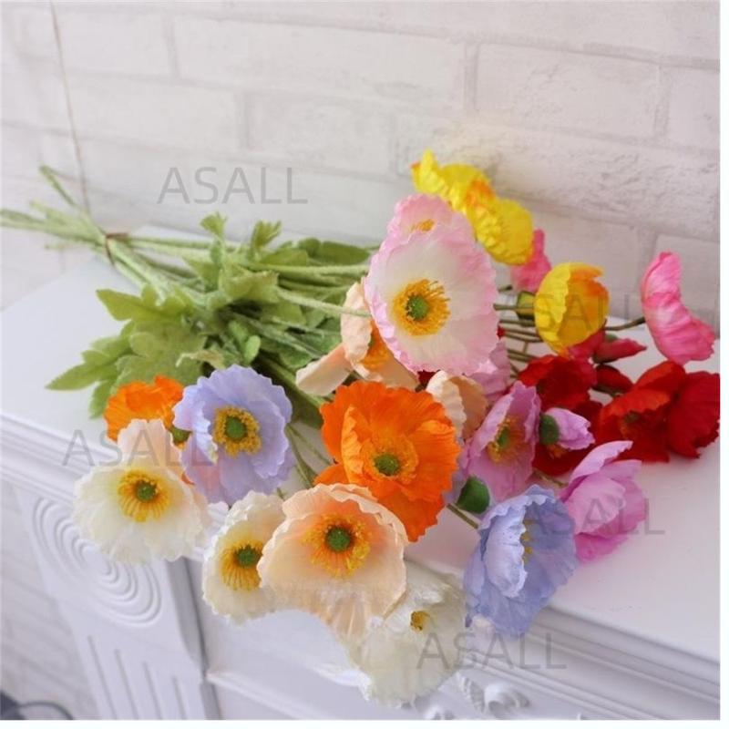 POPPI MINI ARTIFICIAL FLOWER Simulation poppy with Silk Clot - TikTok ...