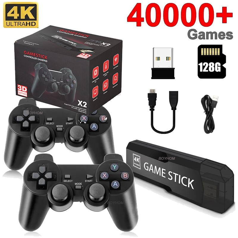 Konsol Permainan Video, GD10, 128G, 40000 Permainan Pegang Tangan ...