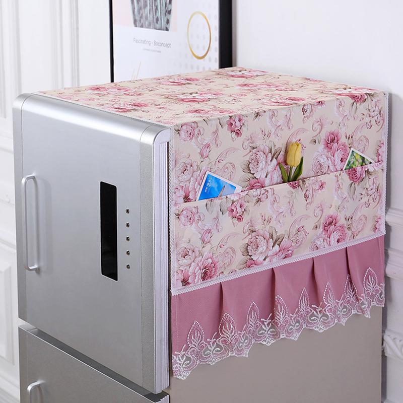 (ODDITYS) 55*130cm Refrigerator Dust Cover Washable Wear-Resistant ...