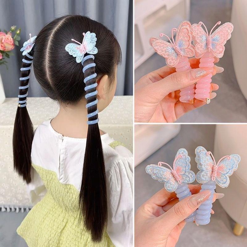 Ikat Rambut Telefon Rama-rama Bayi Perempuan, Fesyen Korea, Comel ...