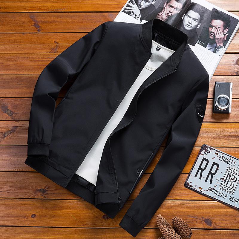 Men's Jacket, Suitable for Spring and Autumn, Stand Collar, Thin ...