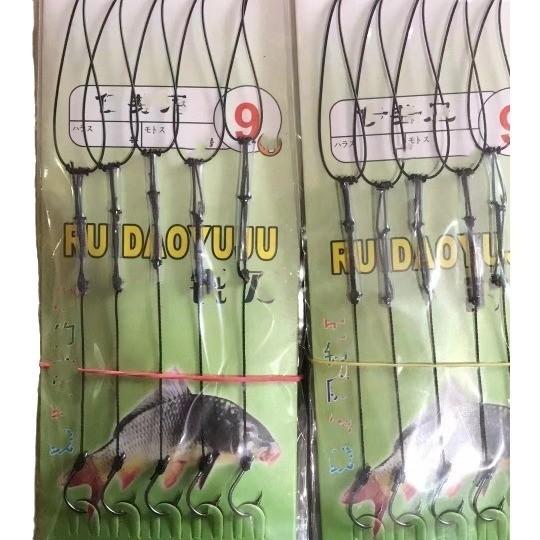 Kumpulan Alat Memancing, 5pcs Mata Kail Pancing Bersambung, Tali ...