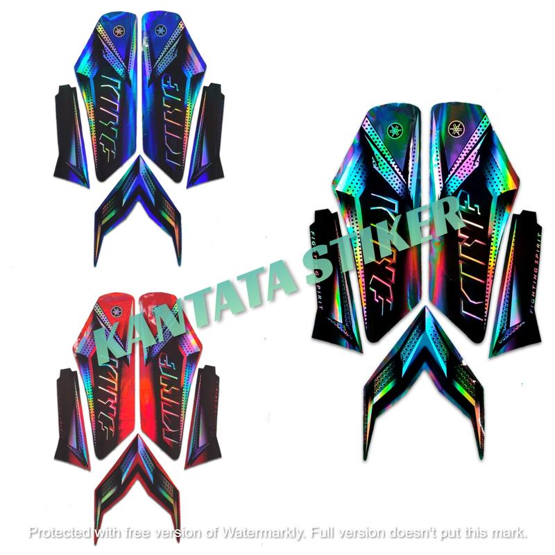 Stiker Striping Lis Body Motor yamaha rx king 2008 variasi hologram ...