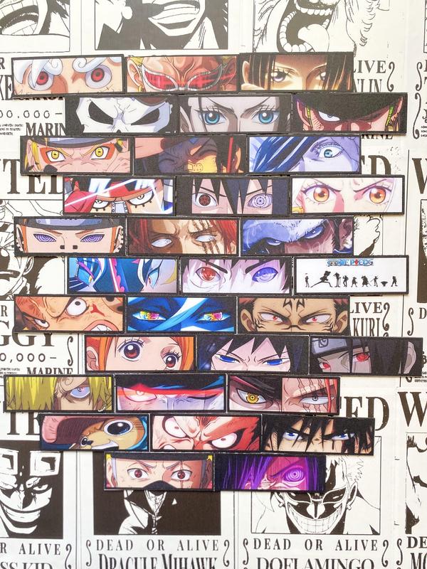 Ref Magnet Anime eye slap: One piece, Demon slayer, Naruto High ...