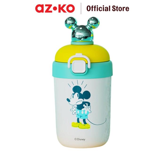 Promo AZKO Ataru 420 ml Botol Minum Vacuum Mickey - Hijau Tumbler Botol ...