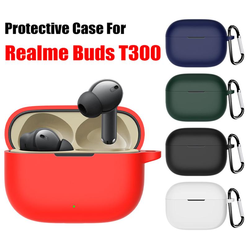 Silicone Case For Realme Buds T300/T100 Soft Protective Case - TikTok ...