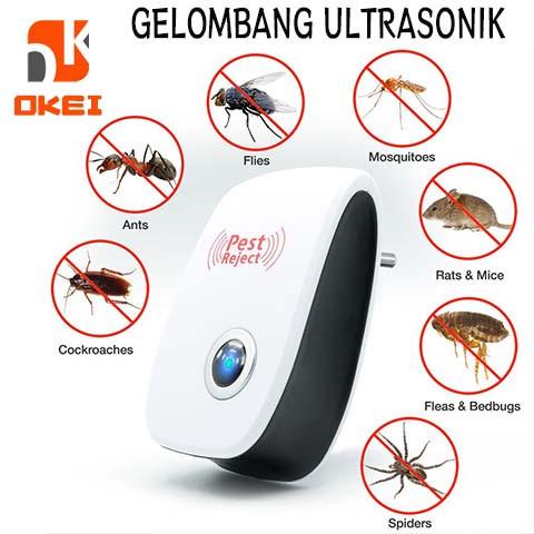 【OKEI】PEST REJECT Alat Pengusir Nyamuk Serangga Kecoak Tikus - Shop ...
