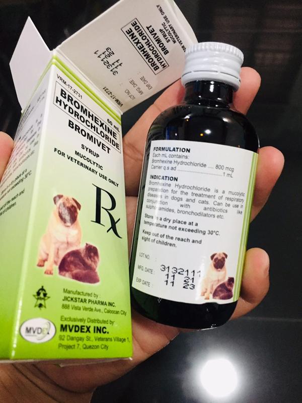 Bromivet Mucolytic Syrup for Pets 60ml - TikTok Shop Philippines