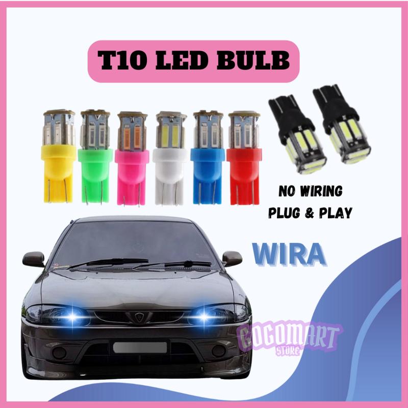 PROTON WIRA SMALL HEADLAMP LED T10 BULB CAR Led Light Bulb Mental Lampu ...