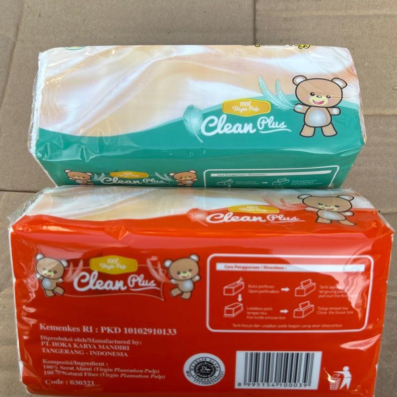 Tisue cleanplus 180 sheet paket 10 pcs - Shop | Tokopedia