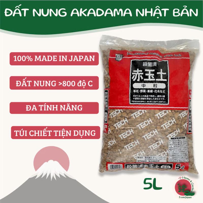 Đất trồng AKADAMA Nhật Bản bao 5L (4kg) - Đất nung trồng cây - TikTok ...