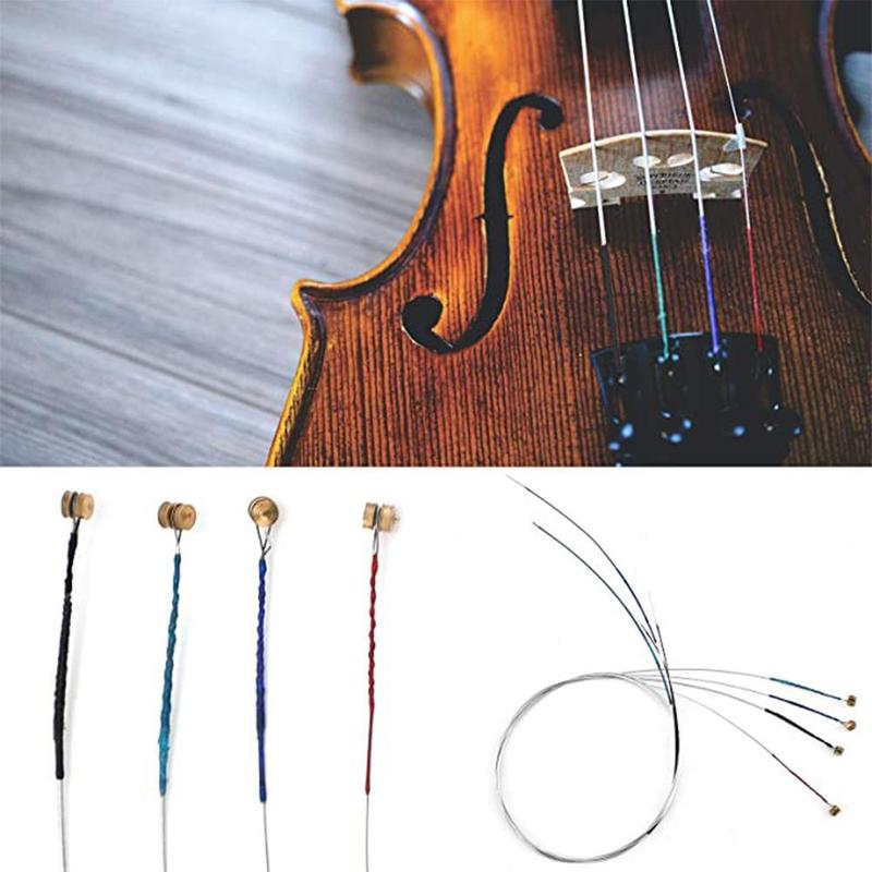 1 set tali biola bergulung, alat muzik bertali yang indah, bahagian ...