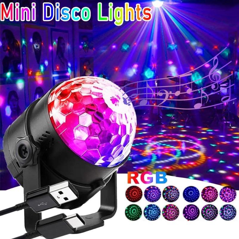 RGB Voice Controlled DJ Disco Ball Light LED Projector Music - TikTok ...