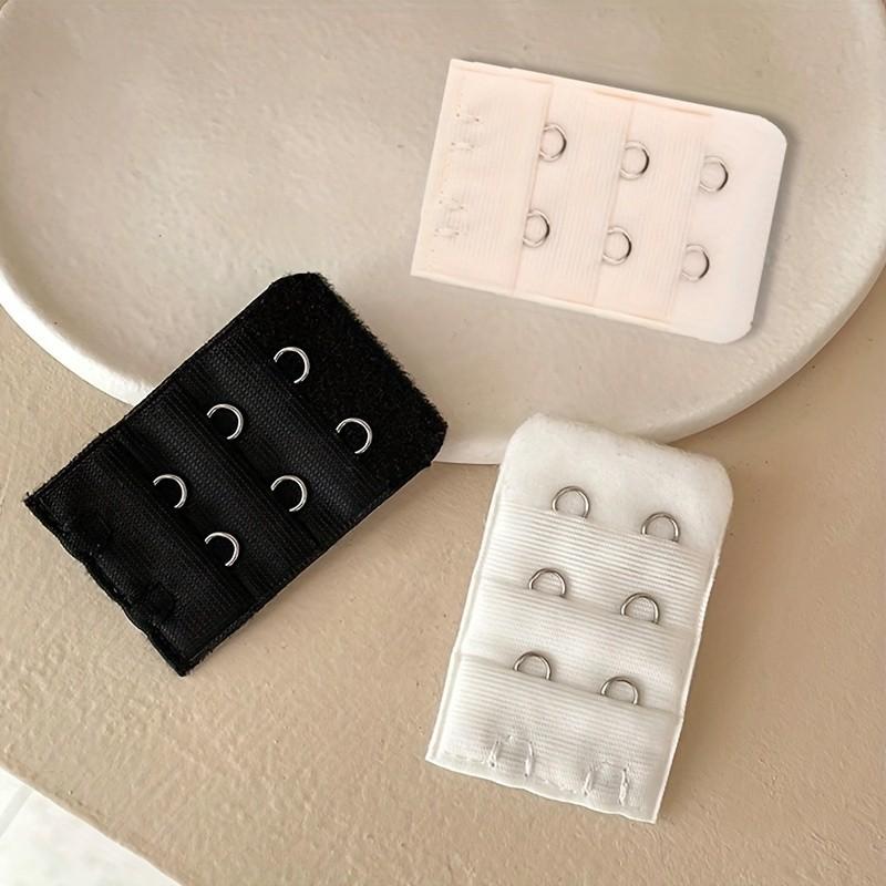 3PCS Button distance 1.3cm 2 Hooks Bra Strap Extenders Comfortable ...