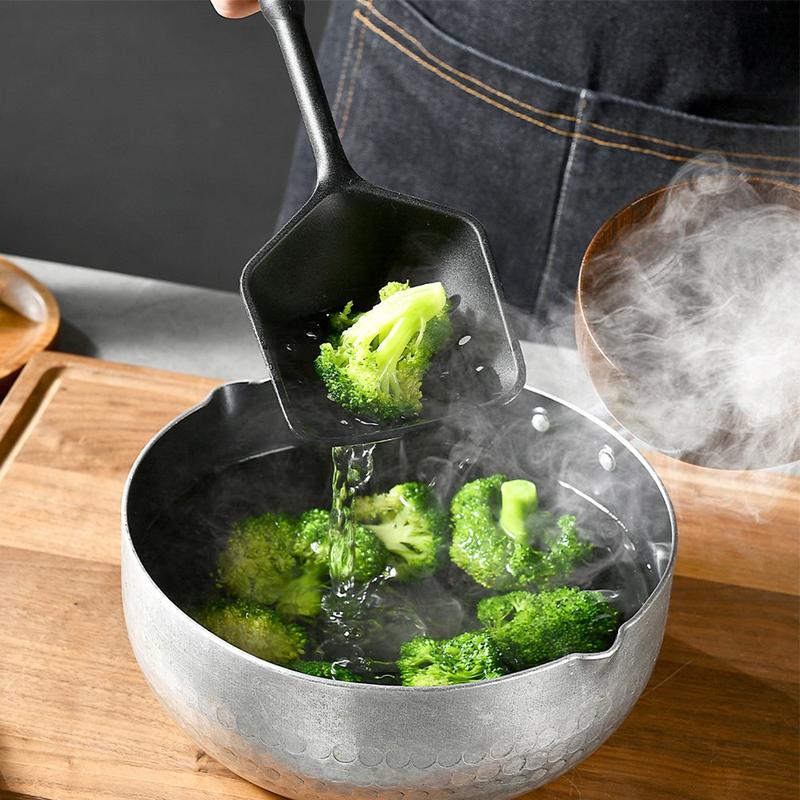 Acacia Wood Handle Silicone Colander Spoon: Perfect for Your - TikTok ...