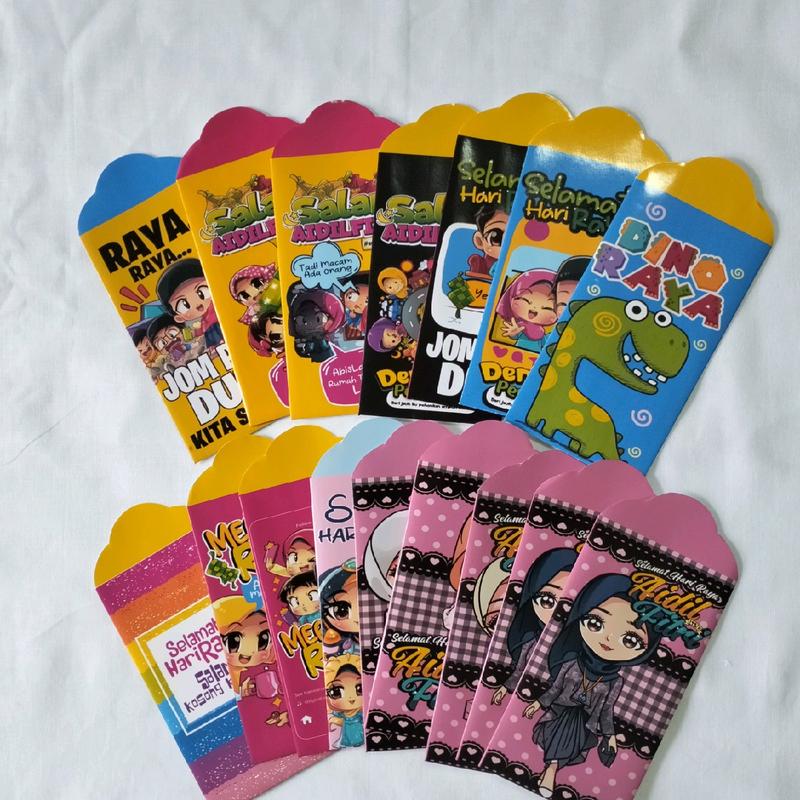 SAMPUL RAYA KARTUN COMEL HANDMADE - TikTok Shop Malaysia