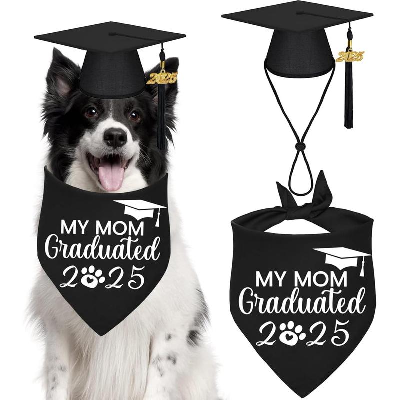 Dog Graduation Cap and Bandana With 2025 Tassels - Outfits and Gifts ...
