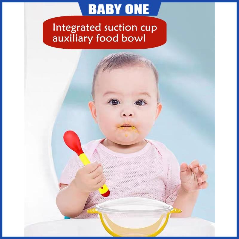 Sucker type auxiliary food bowl and temperature spoon for kids - TikTok ...