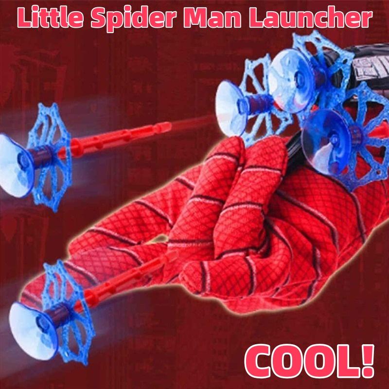 Little Spider Man Network Shooting Dart Launcher Toy Children's ...